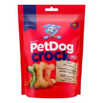 Biscoito Pet Dog Crock Mix para Cães 1kg - PETDOG - Biscoito para ...