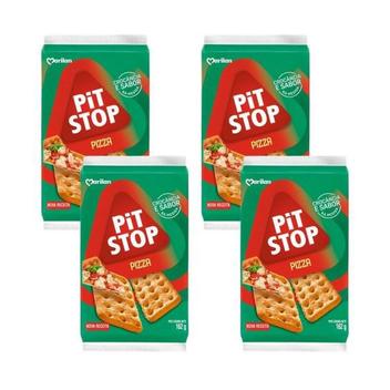 Biscoito Pit Stop Marilan Sabor Pizza 24 Pacotes Individuais - Biscoito ...