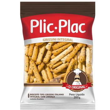 Biscoito Plic Plac Grissini 200g - Escolha o Sabor - Plic-Plac ...