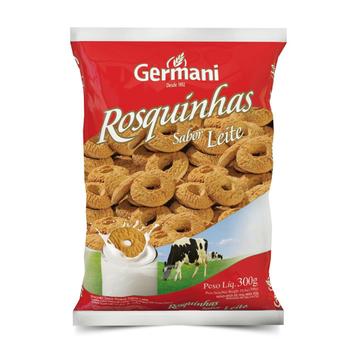 Biscoito Rosquinhas De Leite Germani 300G, Biscoito Doce Rosca Sabor ...