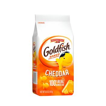 Biscoito Salgado de Queijo Cheddar Goldfish Pepperidge Farm Pacote - 187g - Pepperidge Farms ...