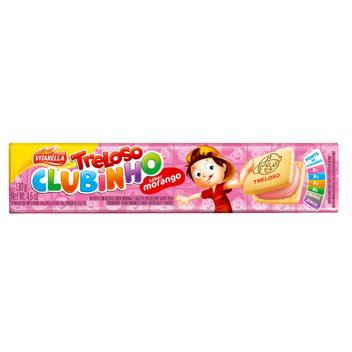 Biscoito Treloso Clubinho Sabor Morango 130g - Vitarella - Biscoito ...