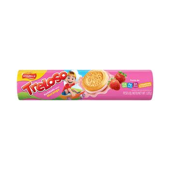 Biscoito Vitarella Treloso Recheado Morango 130g - Biscoito / Bolacha ...