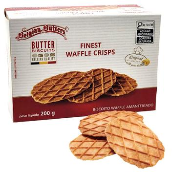 Biscoito Waffle Crisps Amanteigado Belgian Butters 200g - N V ...