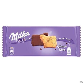 Biscoitos Cobertos de Chocolate Choco Moo Milka 120g - Chocolate ...