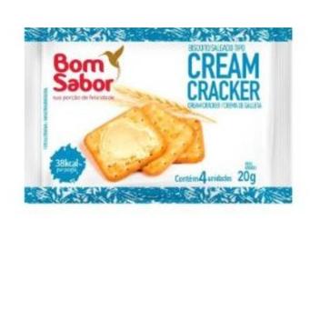 Biscoitos Cream Cracker Bom Sabor c/2 unidades - 30 UN - Chocolate ...