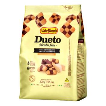 Biscoitos Finos Dueto Chocolate Preto e Branco - Sem Glúten - 200g ...