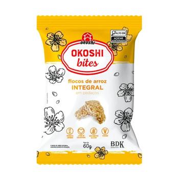Bites Flocos De Arroz Integral 60G Okoshi - Biscoito / Bolacha ...
