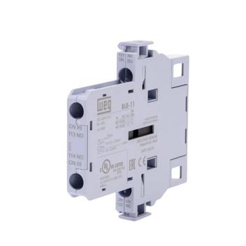 BLOCO CONTATO AUXILIAR LATERAL BLB 1NA+1NF COM PARAFUSO Ui max=660/690 Volts AZUL CONTATOR CWB9 ...