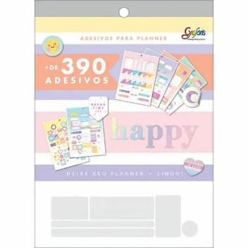 Bloco de Adesivos para Planner - Happy - Tilibra - Bloco de Notas ...