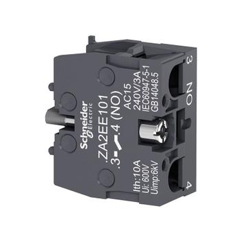 Bloco de Contato ZA2EE101 1NA para XA2E Schneider - Contato Auxiliar ...