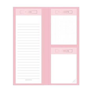 Bloco de notas 23x9 rosa rose pis 9.24 cofins 42.56 9829 - SÃO DOMINGOS ...