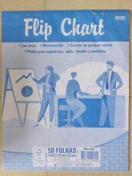 Bloco para flip chart São Domingos 63g 630X800mm 50 folhas - Papel para ...
