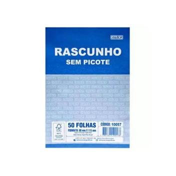 Bloco Rascunho Sem Picote Sem Pauta 50 Folhas - São Domingos - Bloco de ...
