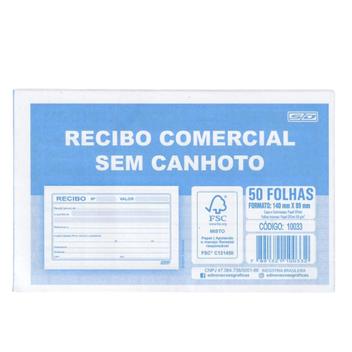 Bloco recibo comercial sem canhoto 20 blocos c/50 Folhas - São Domingos - Recibo - Magazine Luiza