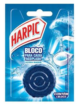 Bloco Sanitário Caixa Acoplada Marine 50g Harpic - Reckitt Benckiser ...