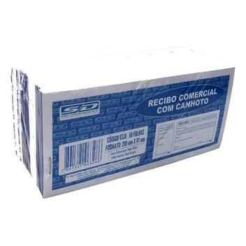 Bloco Talão Recibo Comercial com Canhoto 50 Fls Kit 20 Blocos - SÃO DOMINGOS - Recibo - Magazine ...