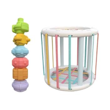 Blocos de Classificação de Formas Montessori - Brinquedo Educativo para ...