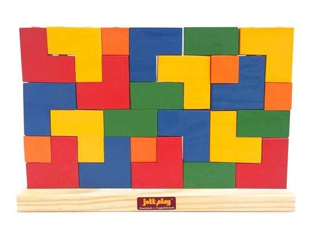 Blocos De Encaixe Tetris Vertical Didático Pedagógico - Artetoys ...