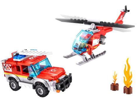 Blocos de Montar Bombeiro Max Fire Adventure - Candide 265 Peças ...