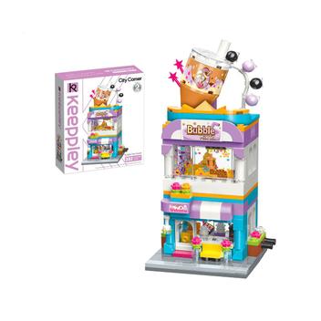 Blocos de Montar Keeplay Casa De Cha City Corner 302 Peças - Blocos de ...