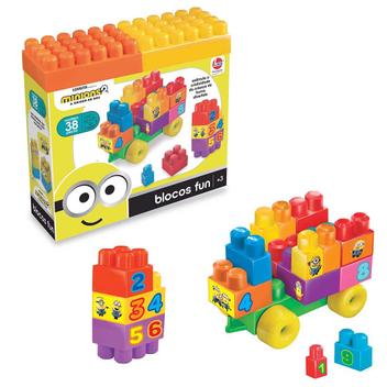 Blocos Fun De Montar Minions 38 Peças Líder Brinquedos - Brinquedos de ...