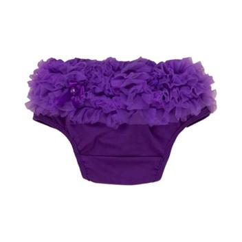 Bloomers de Algodão com Babados para Bebês - 10 Cores - Shorts Tutu ...
