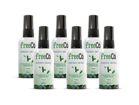 Bloqueador de Odores Sanitários Freecô Original 6 Un 60ml - Freeco ...