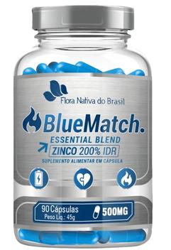 Bluematch C/90 Cápsulas Larginina, Cafeína, Taurina E Zinco - Flora ...