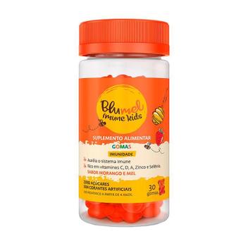 Blumel Imune Kids Sabor Morango e Mel 30 Gomas - Multivitamínico ...