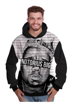 Blusa de Moletom Biggie Notorious Big Rapper Hip Hop King - Di Nuevo ...