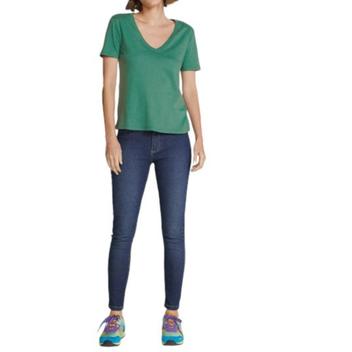 Blusa Decote V Feminina Slim- Hering - Blusas Femininas - Magazine Luiza