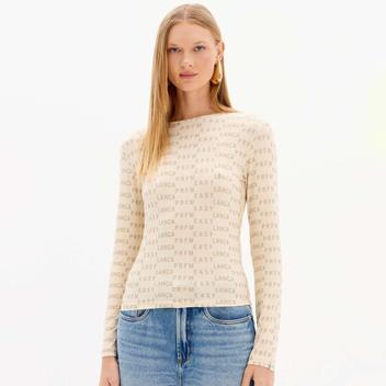 Blusa Easy Lança Perfume Long Sleeve In25 Bege Feminino - Camiseta ...