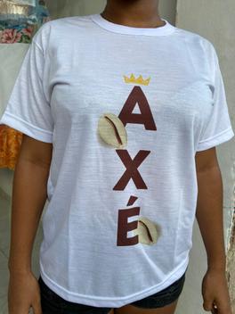 Blusa estampada axé Candomblé e Umbanda - Estilo dos Orixás - Roupas ...