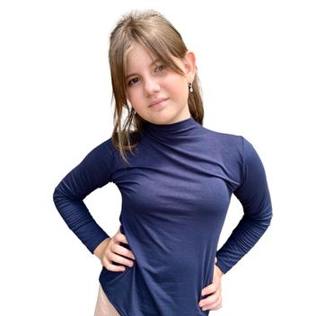 Blusa Infantil Cacharrel Gola Alta Básica Juvenil 4-6-8-10-12-14-16 Lavin Kids - Lavin Basic ...