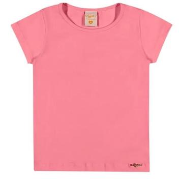 Blusa Infantil Menina Verão Básica Rosa Claro - Angerô - Blusa Infantil ...