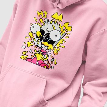 Blusa Moletom Genuine Grit Masculino Estampado Algodão 30.1 Simpsons ...