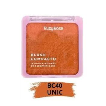 Blush Compacto Acetinado - Ruby Rose - Blush - Magazine Luiza