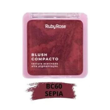 Blush Compacto Acetinado - Ruby Rose - Blush - Magazine Luiza