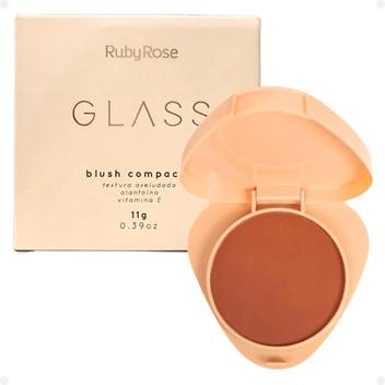 Blush Compacto Ruby Rose Glass Gb20 Hb-6120-2 - Blush - Magazine Luiza