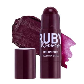 Blush em Stick Melon Pop! - Ruby Kisses COR: Roxo - Blush - Magazine Luiza
