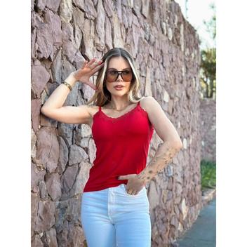 Blusinha Feminina de Alcinha de Renda com Bojo GG - BC Girls - Outros ...