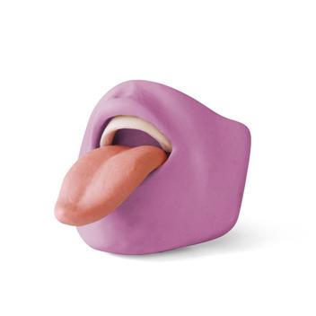 Boca de Silicone com Língua - Rosa - J&F - Limpador de Língua ...