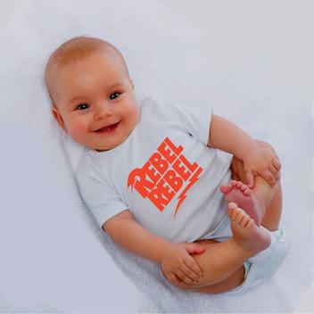 Body Bebe Rock Rebel David Bowie - Body para Bebês - Magazine Luiza