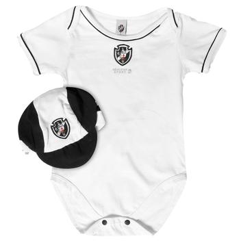 Body Bebê Vasco da Gama + Boné Recem Nascido Oficial Revedor - Body ...