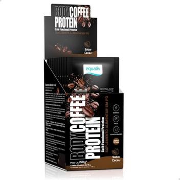 Body Coffee Protein (150g) 10 Sachês 15g Equaliv - Massa Muscular ...