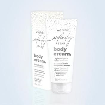 Body Cream Infinity Star Desodorante Hidratante 200ml - Wepink - Corpo ...