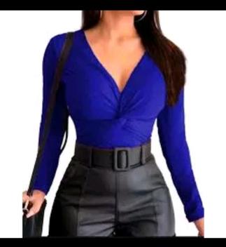 Body feminino decote v /com bojo - Freitas Modas - Body Feminino ...