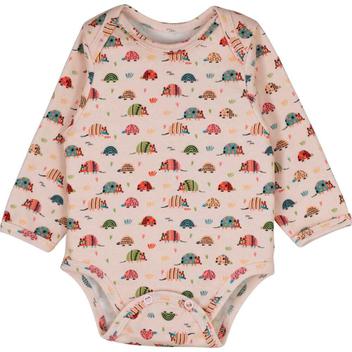 Body Manga Longa - Tatu bolinha Rosa - Bibe - Body para Bebês ...