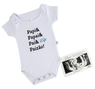 Body Revelação Gravidez Titio Pai Avós Anunciação Gestação - ZIP - Body ...